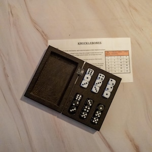 Knuckle Bones - Knuckle Bones Dice Game - Dice Strategy Game - Knuckle ...