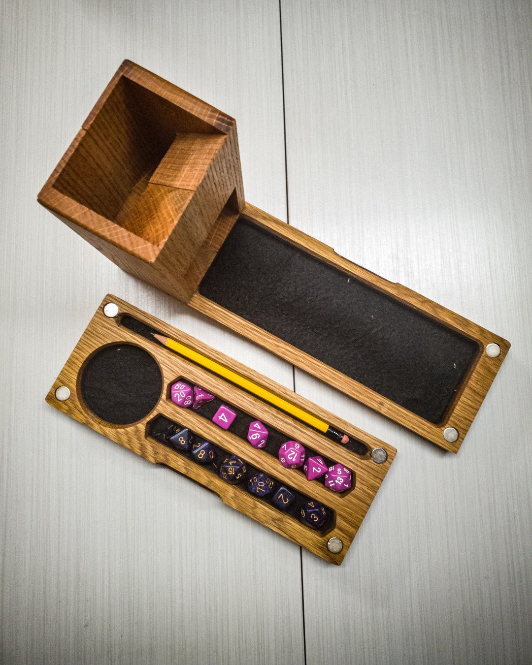 RPG Dice Vault and Tower - RPG Dice Tower - Dungeons Storage Vault ...