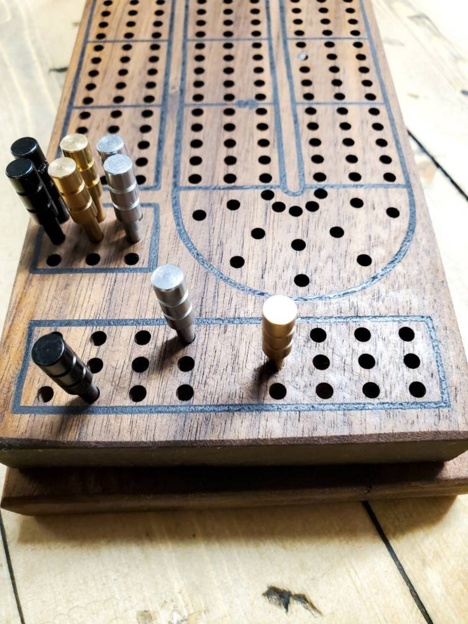 Cribbage Board Handmade Cribbage Board Cribbage Board With | Etsy