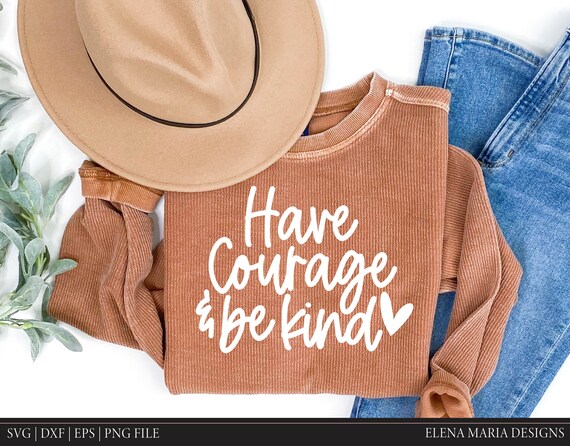 Be Kind Inspirational SVG Cutting File Motivational Svg EPS | Etsy