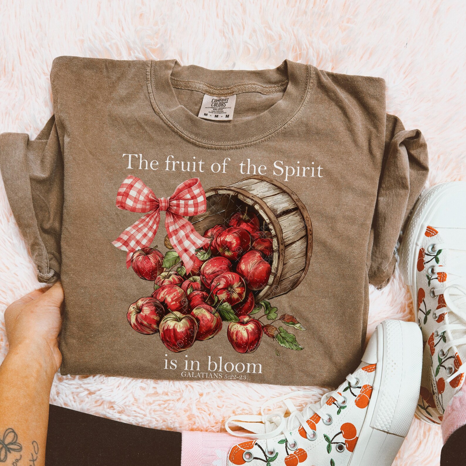 Fruit of the Spirit Apples PNG Digital File Jesus Sublimation Design ...