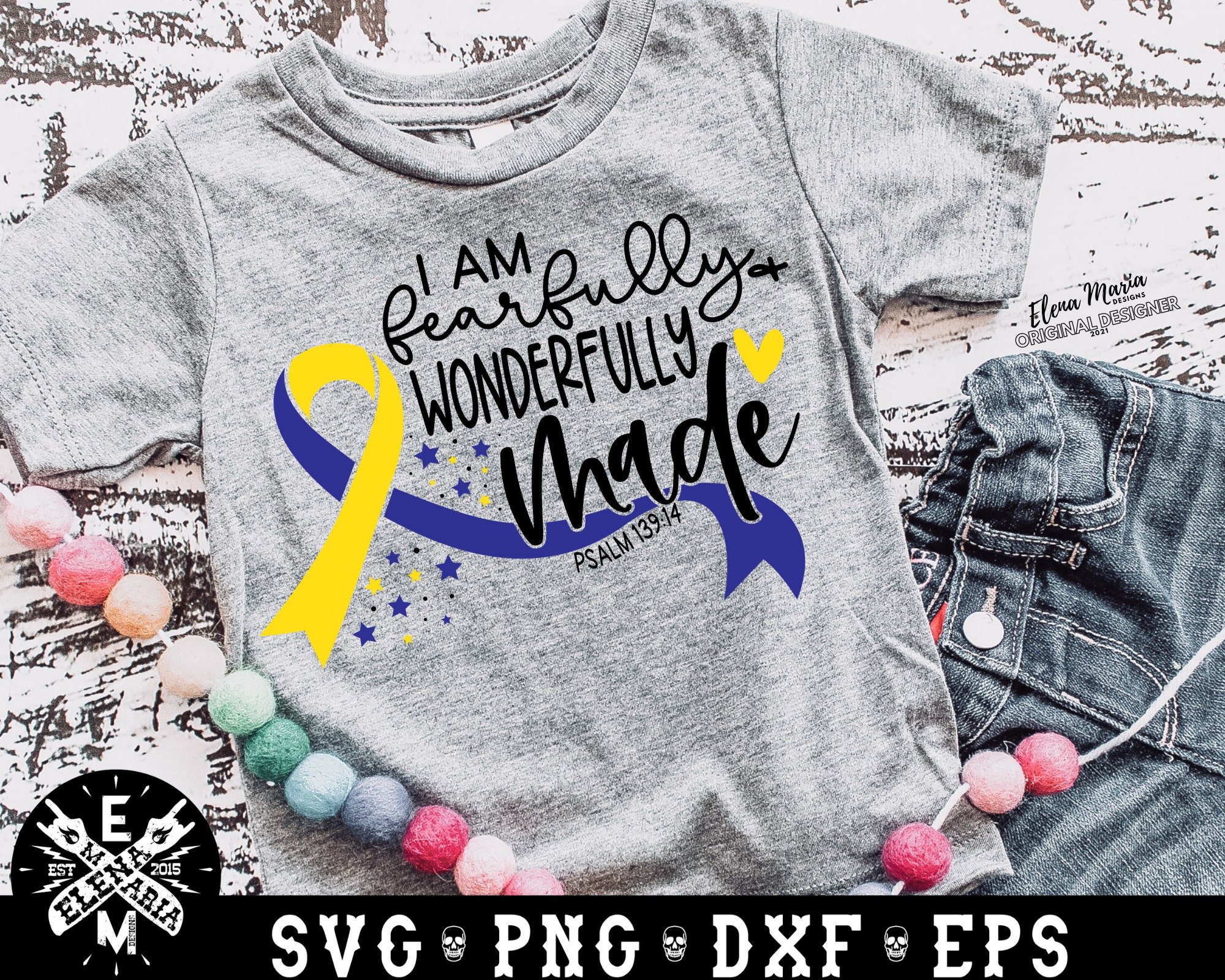 Down Syndrome Awareness SVG Cutting File Awareness Ribbon - Etsy
