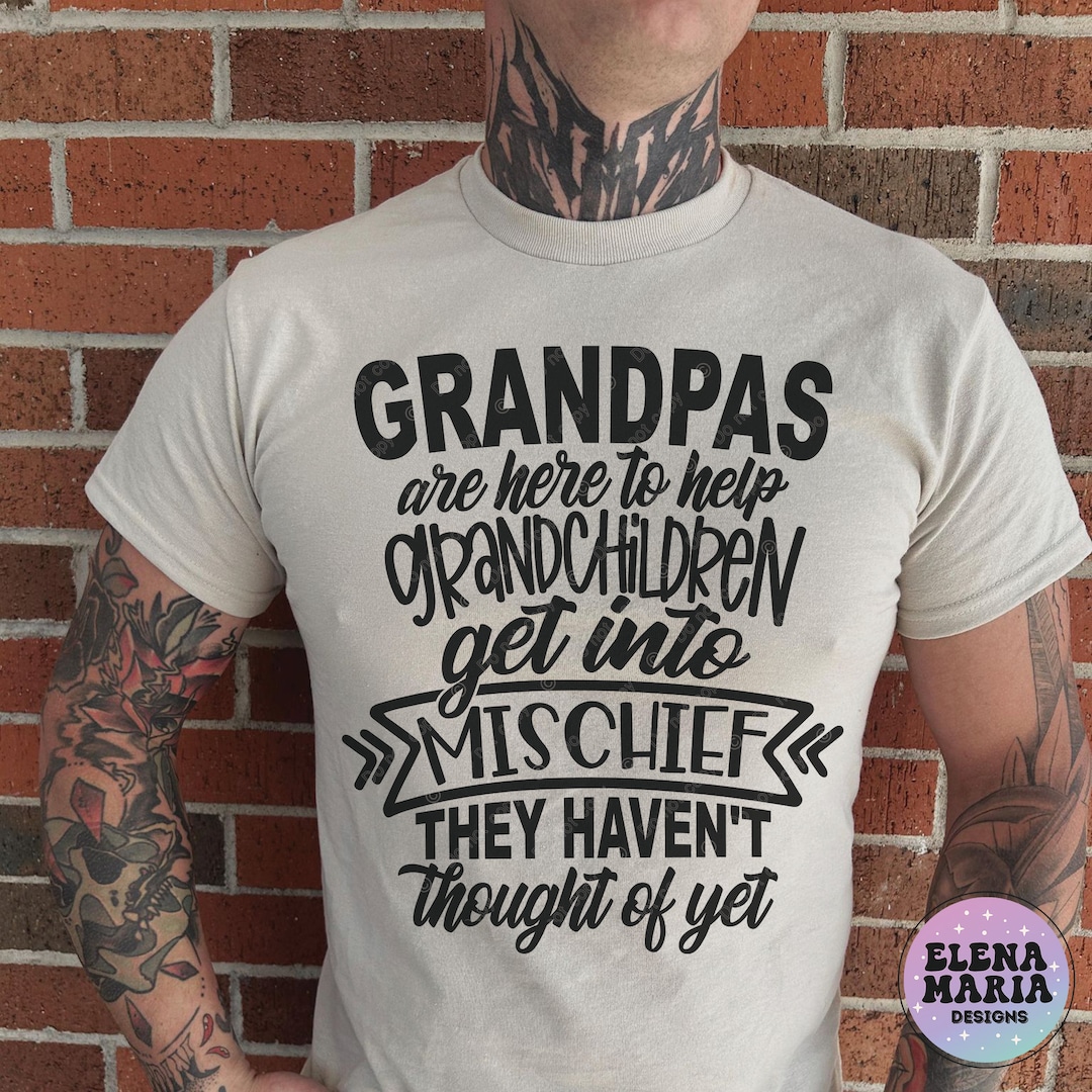 Grandchildren SVG File | Mischief Grandpa SVG Fathers Day Svg Eps Png ...