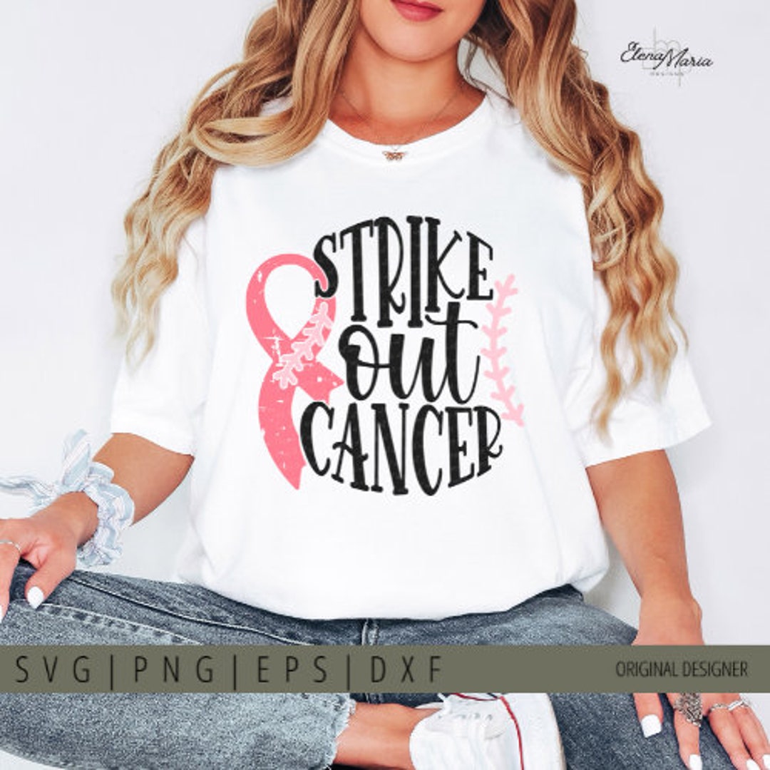 Softball Baseball Svg Cut File Breast Cancer Svg File Pink - Etsy