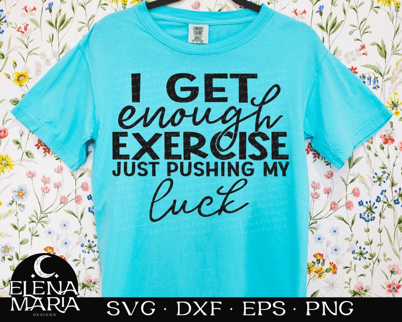 Fitness Humor Workout Svg File Exercise ESP Funny Fitness Png - Etsy