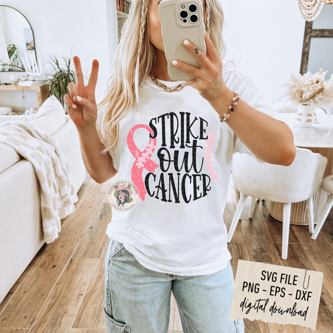 Softball Baseball Svg Cut File Breast Cancer Svg File Pink - Etsy