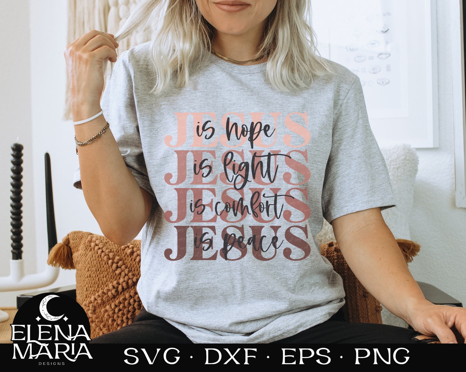 Jesus is SVG Cutting File Christian Faith Inspirational - Etsy