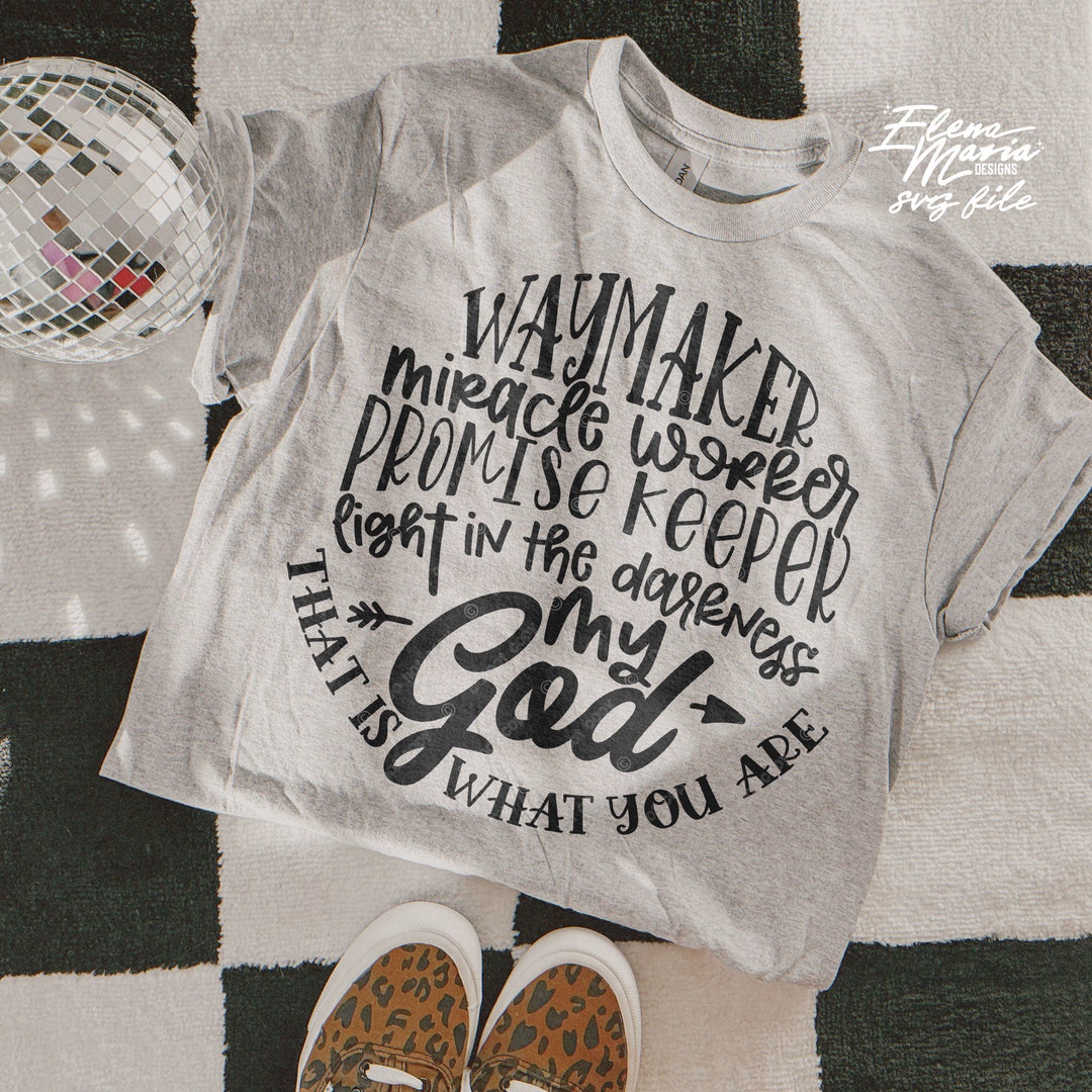 Waymaker SVG Cutting File Religious Scripture Svg EPS Png Clip Art ...