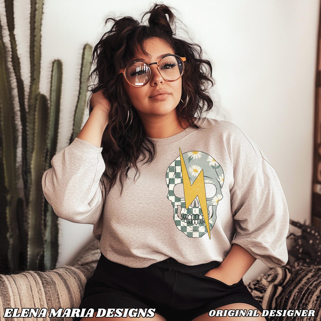 Daisy Skeleton Sublimation PNG File Digital Download PNG Sublimation ...