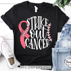 Softball Baseball Svg Cut File Breast Cancer Svg File Pink | Etsy