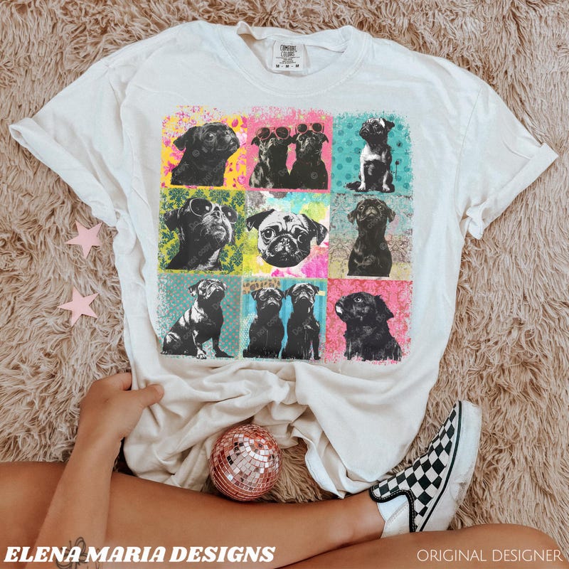 Pug Art Print - Etsy