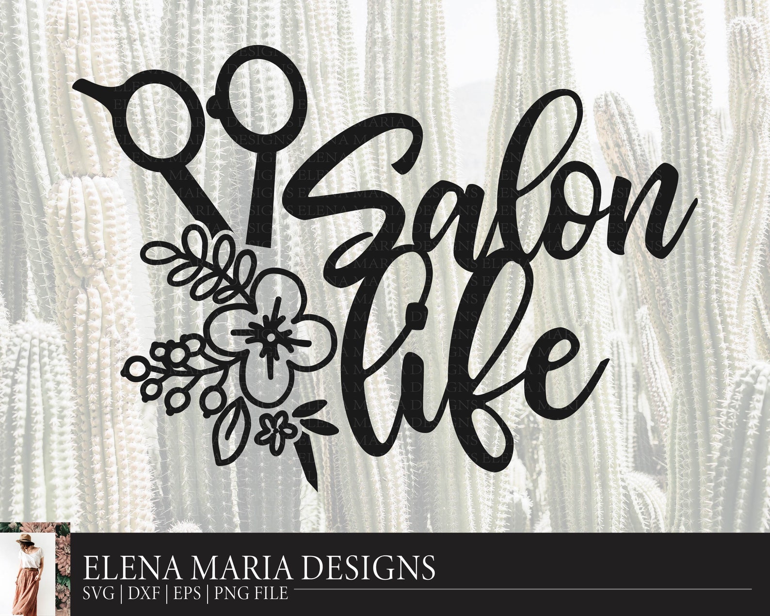 Hairstylist Svg File Hair Salon Svg EPS Png Clip Art Cricut | Etsy