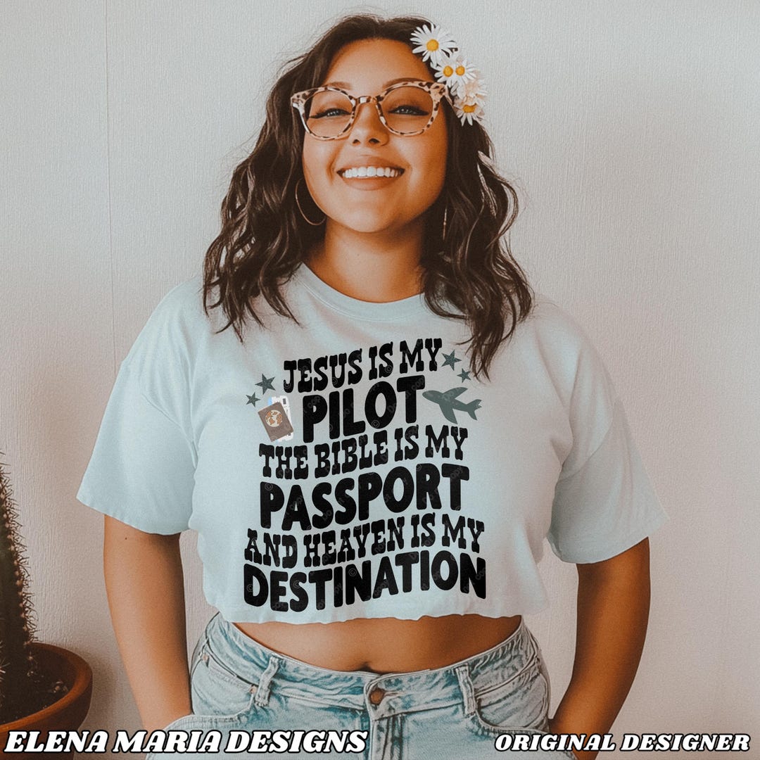 Jesus is My Pilot Sublimation Design | Faith PNG Sublimation Transfer ...