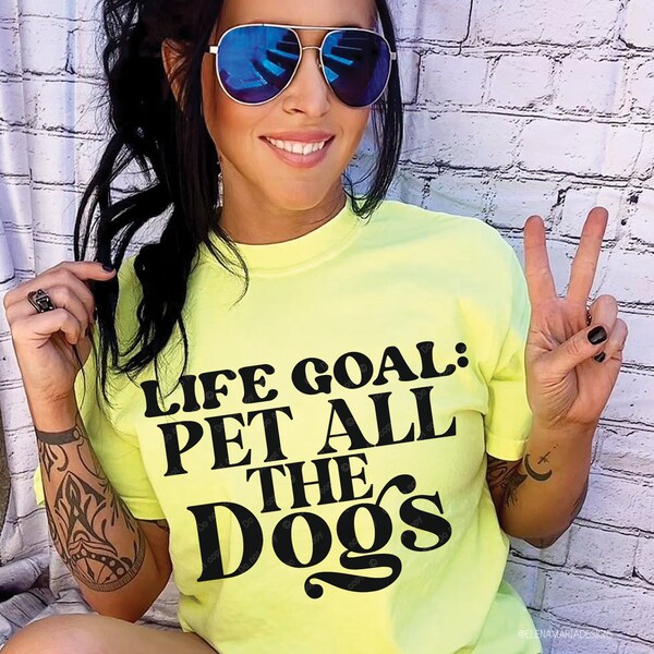 Life Goal Pet All of the Dogs Svg - Etsy