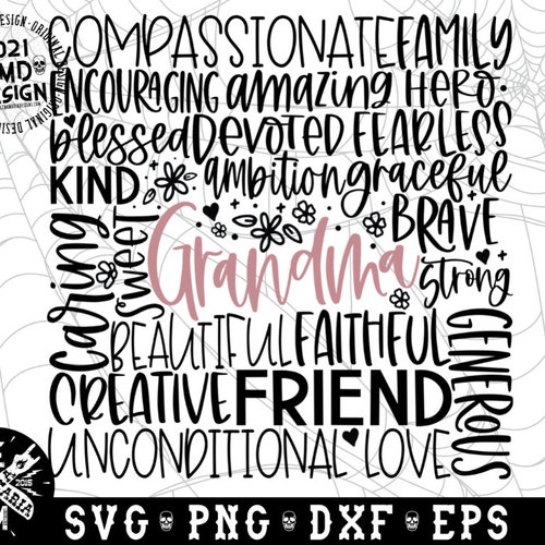 Mom Grandma Great Grandma Svg Mothers Day Svg Png Dxf Cricut Etsy