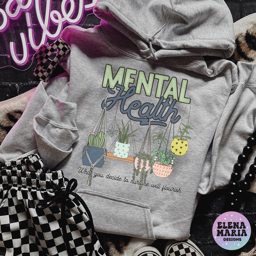 Mental Health Plants PNG File Digital File Sublimation Design Clipart ...