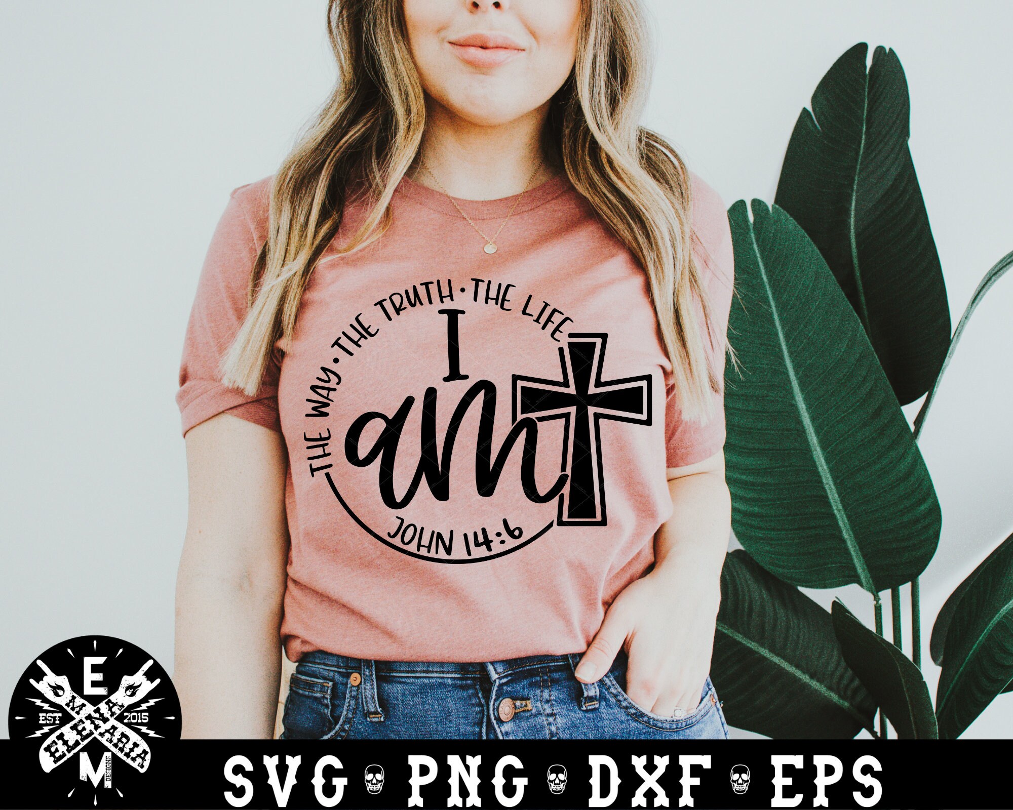 Bible Quote Svg I Am Way Truth Life John 14 6 Svg EPS Png - Etsy