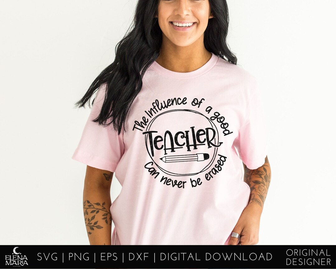 Teacher Svg Cut File Teacher Shirt Svg Png Dxf Cricut Cut - Etsy