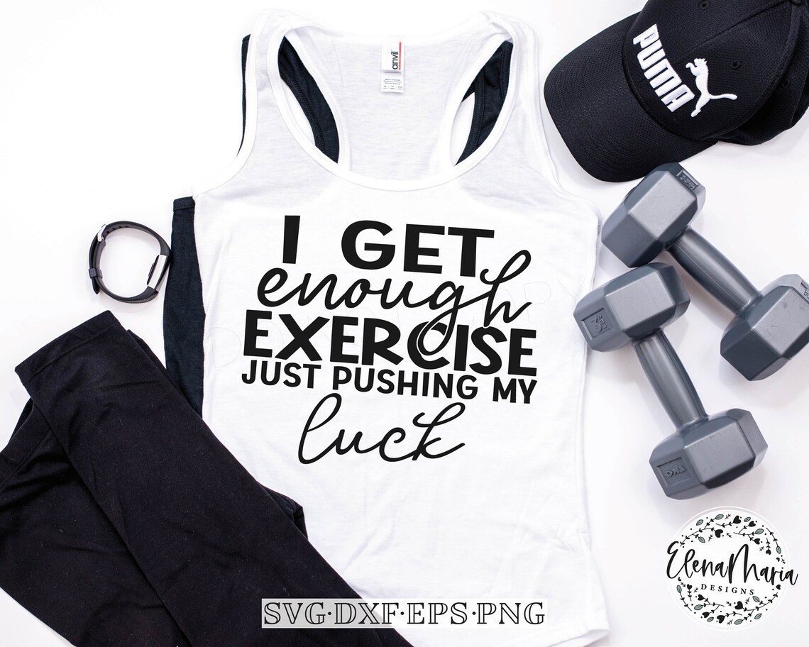 Fitness Humor Workout Svg File Exercise ESP Funny Fitness Png - Etsy