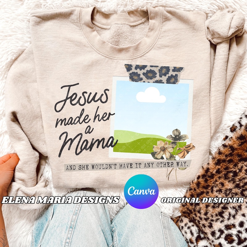 Jesus With a Mother - Etsy