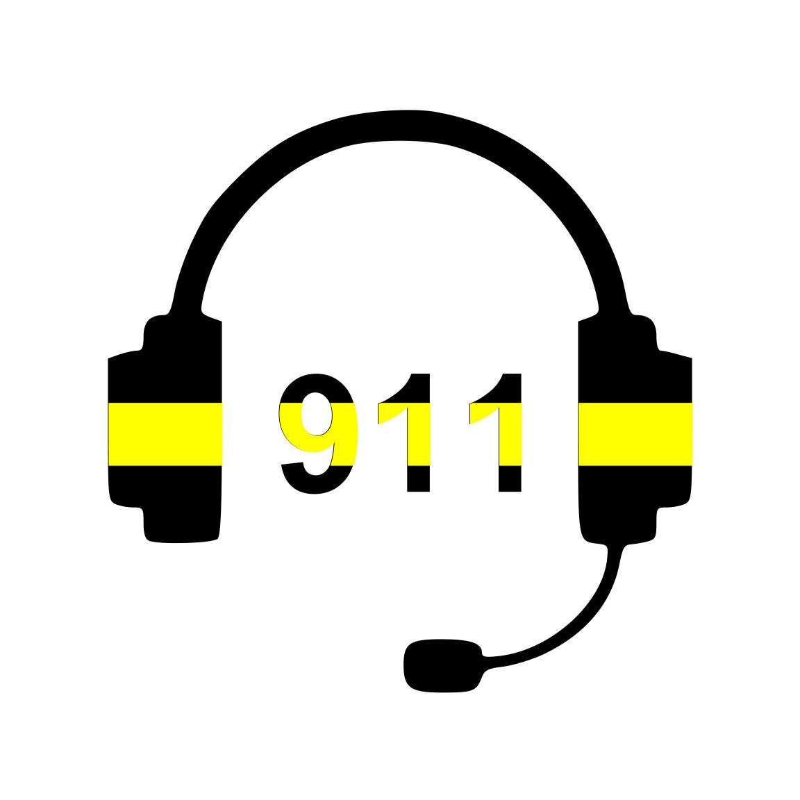 911 Dispatcher Decal Thin Gold Line Dispatcher Gift | Etsy