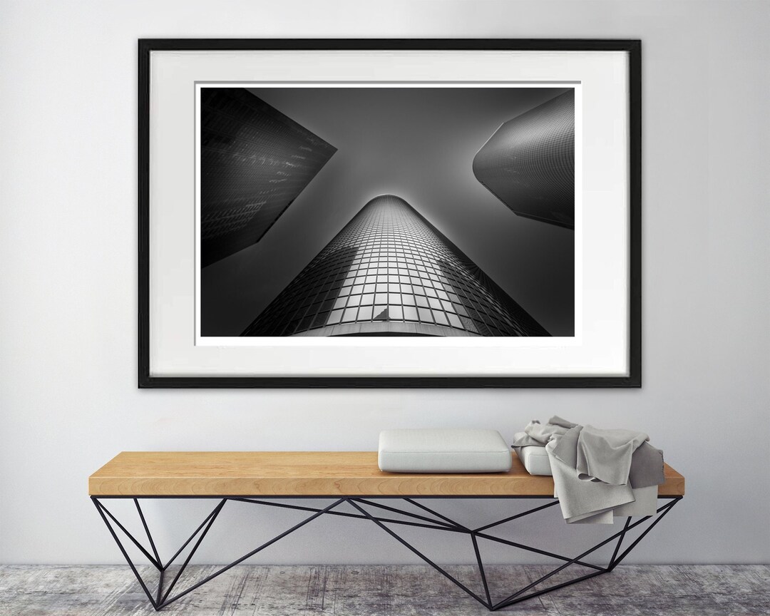 Stunning Black and White Photography Art Print: Modern Minimalist Large ...