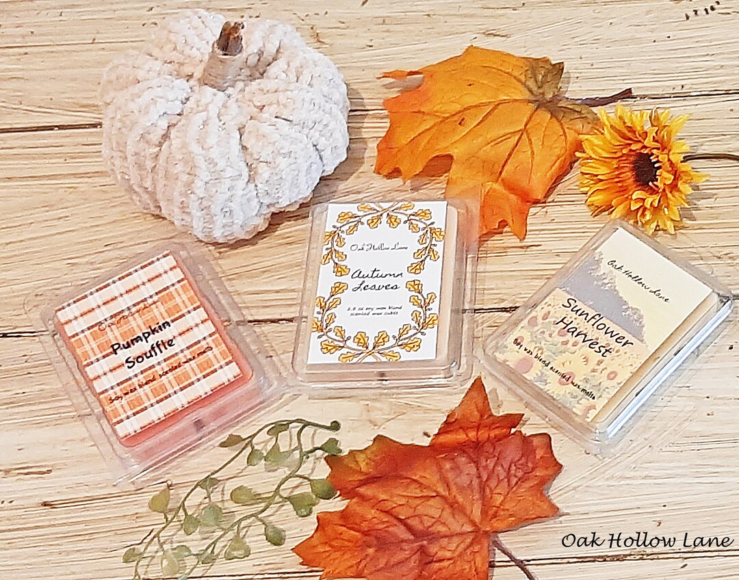 Wax Melt Cubes 3 for 10 Fall Scents Pumpkin Souffle, Sunflower Harvest ...
