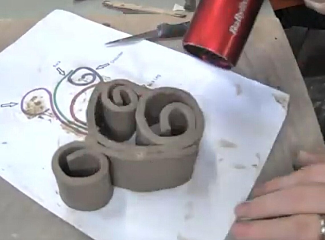 Pottery Template and Instructions to Accompany Youtube Video to Make ...