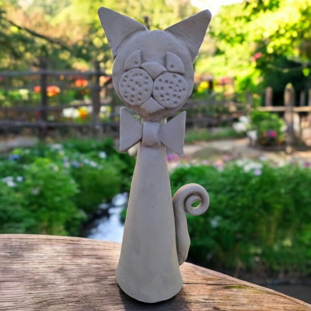 Pottery Template to Accompany Youtube Video to Make Basil the Cat - Etsy