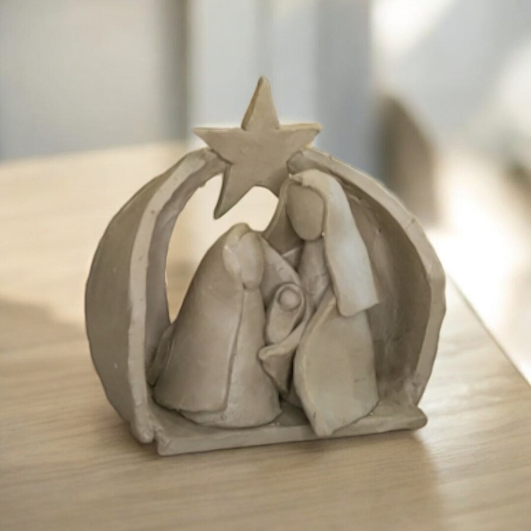 Printable Pottery Template and Instructions to Build a Simple Nativity ...