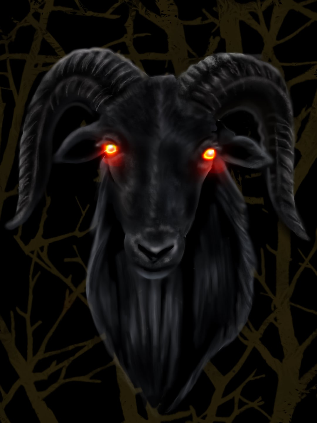 Black Phillip 4x6 or 8x10 Art Print - Etsy