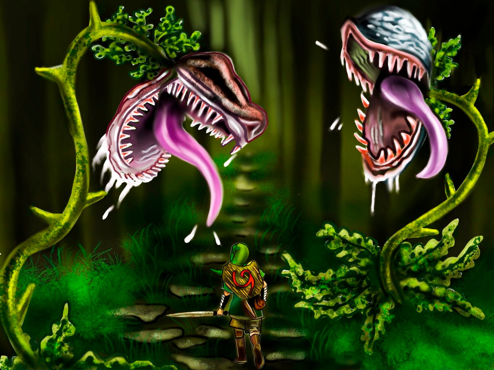 Deku Baba 4x6 or 8x10 Art Print - Etsy