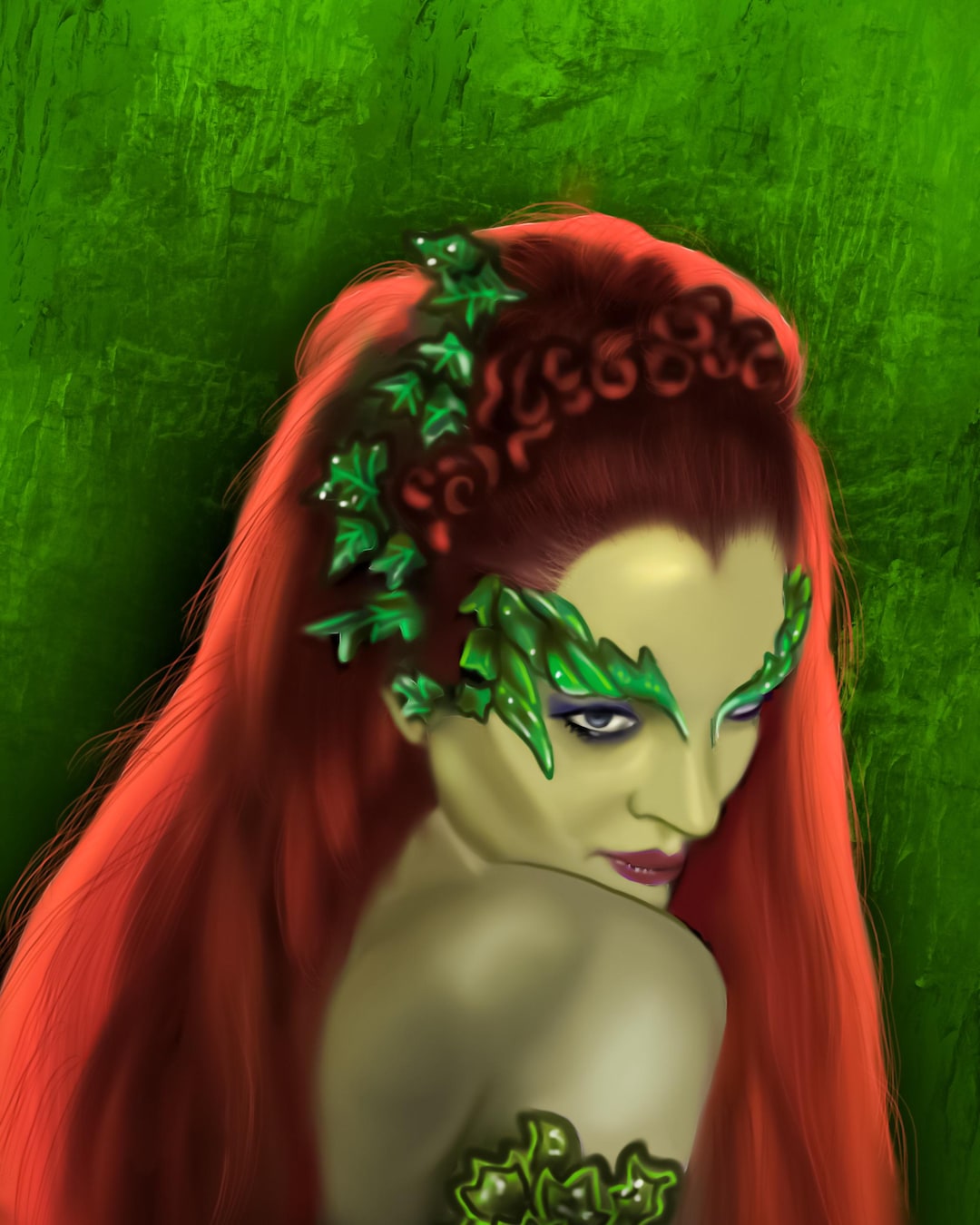 Poison Ivy 4x6 or 8x10 Art Print - Etsy