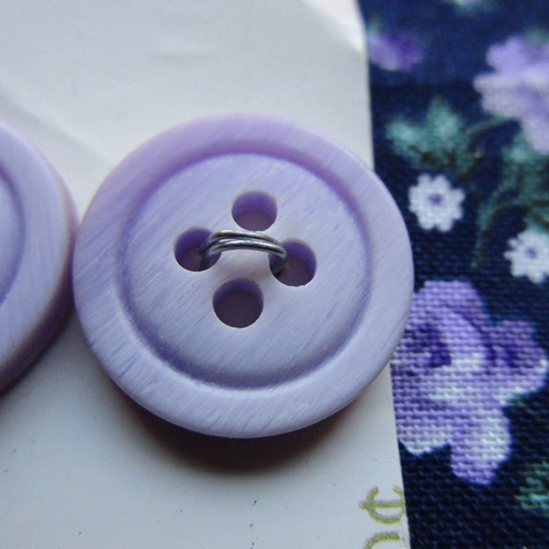 Light Purple Buttons - Etsy
