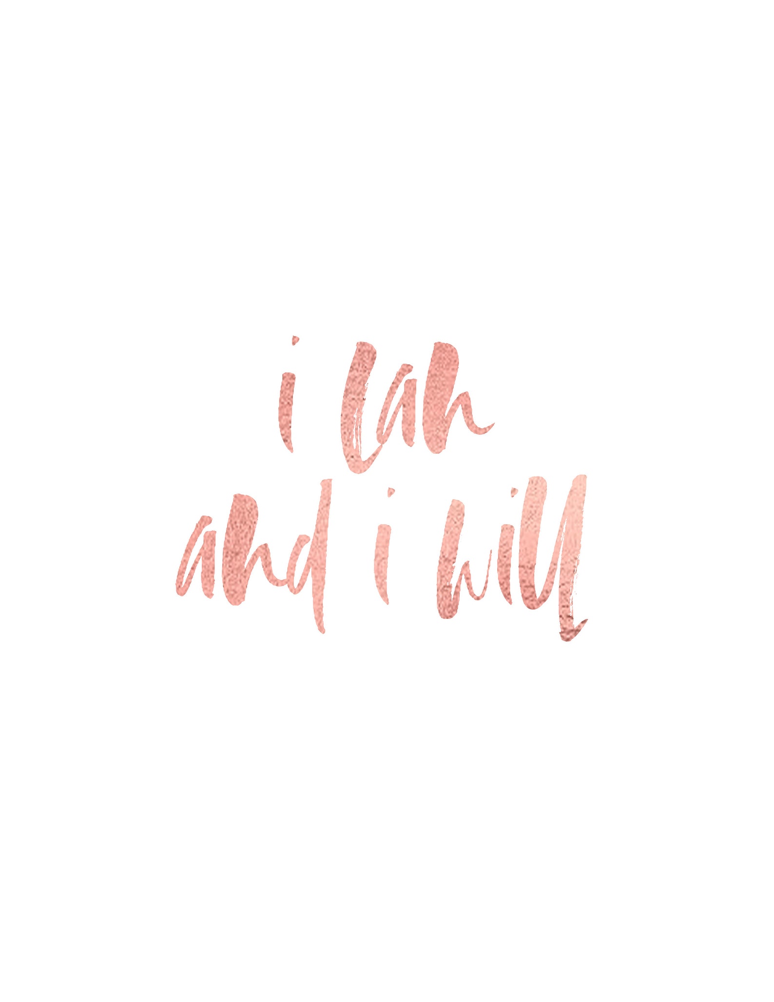 I Can and I Will Art Printable - I Will Sign, I Can and I Will Wall Art ...