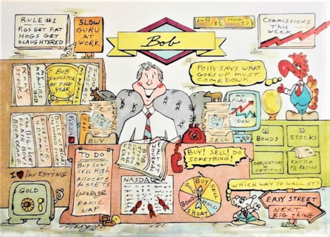 STOCKBROKER, FINANCIAL ADVISOR Personalized Cartoon - Etsy