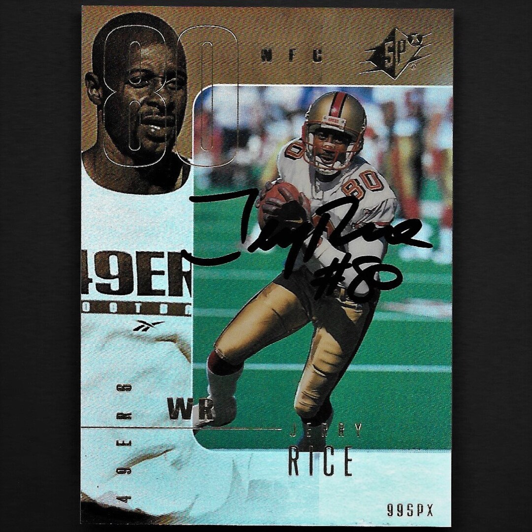 Jerry Rice Autograph Signed 1999 Upper Deck Card #78 49ers Nice! - Etsy