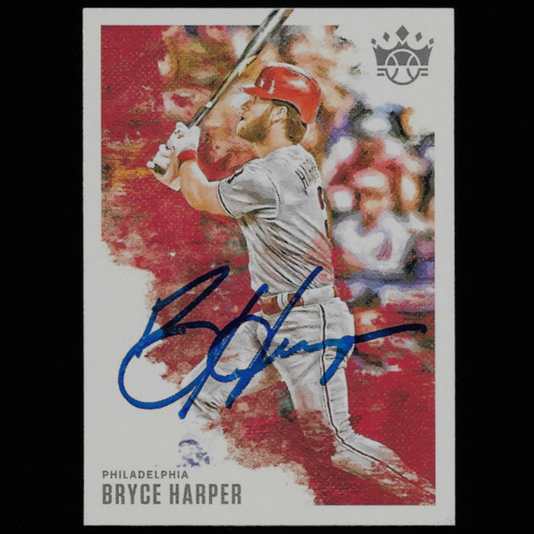 Bryce Harper Autograph Signed 2020 Panini Card 66 Phillies - Etsy