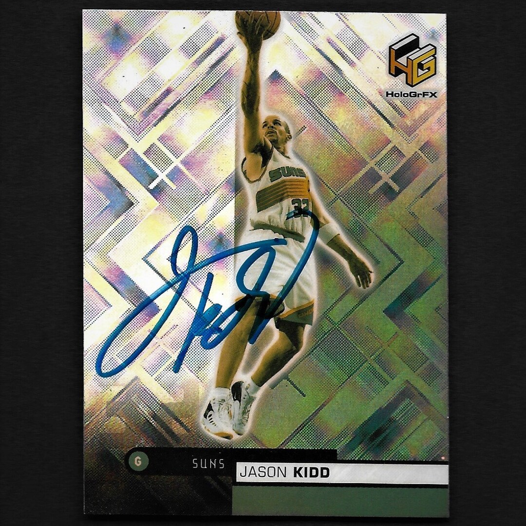 Jason Kidd Autograph Signed 1999 Upper Deck Card #43 Suns - Etsy