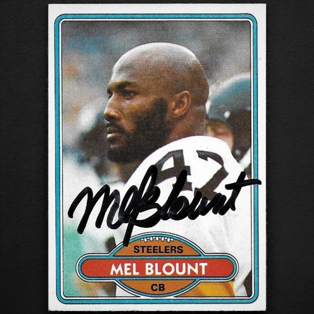 Mel Blount Autograph Signed 1980 Topps Card #155 Steelers Nice! - Etsy