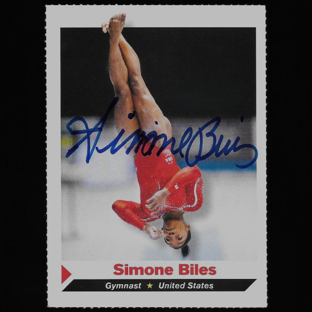 Simone Biles Autograph Signed SI for Kids Rookie Card #292 USA ...