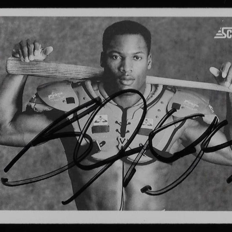 Bo Jackson Autograph - Etsy