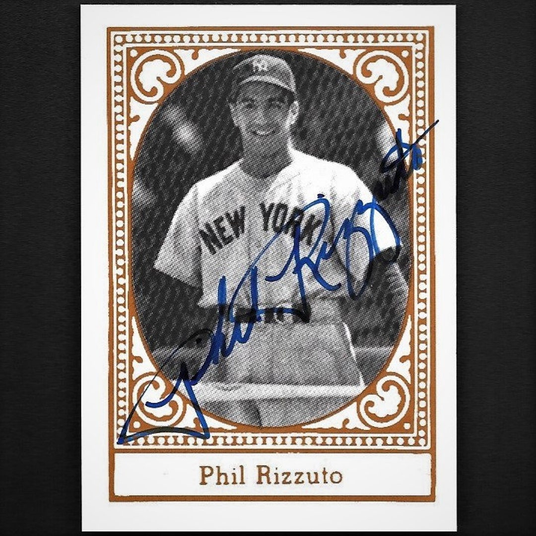 Phil Rizzuto Autograph Signed 1980 TCMA All Time Yankees Card Nice! - Etsy