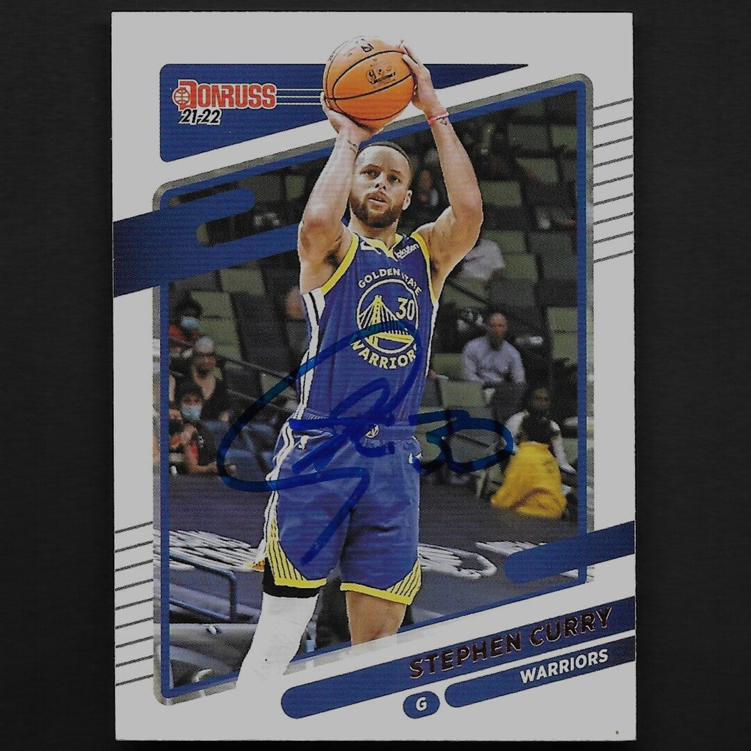 Stephen Curry Autograph Signed 2019 Panini Card 68 Warriors - Etsy