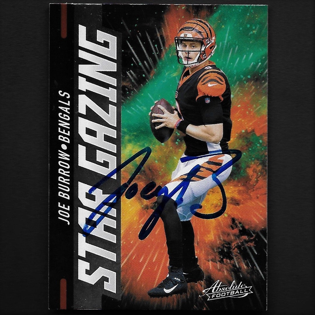 Joe Burrow Autograph Signed 2021 Panini Card #19 Bengals - Etsy