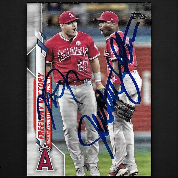 Signed Mike Trout Card - Etsy