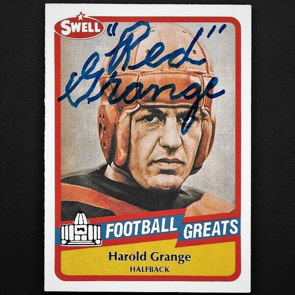 Harold Red Grange - Etsy