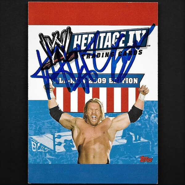 Signed Wwe Cards - Etsy