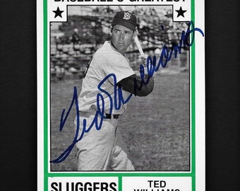 Ted Williams Signed Baseball - Etsy