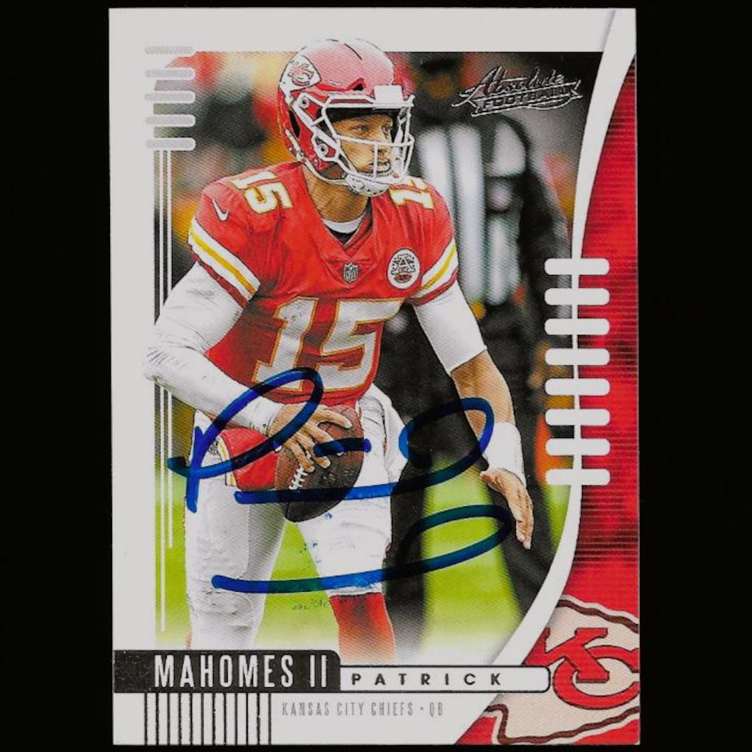 Patrick Mahomes II Autograph Signed 2019 Panini Card #38 Chiefs - Etsy
